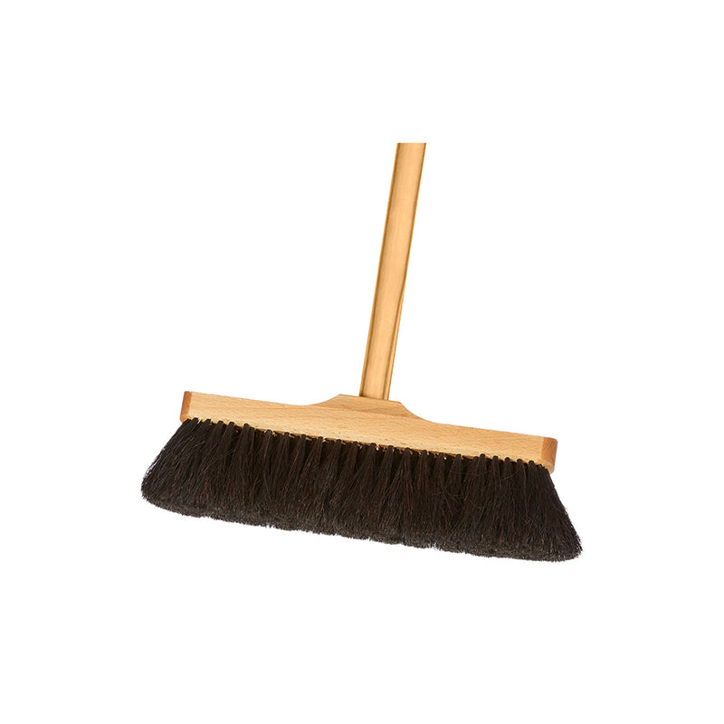 Redecker Long Handled Horsehair Broom - Black | The Apothecary in Inglewood